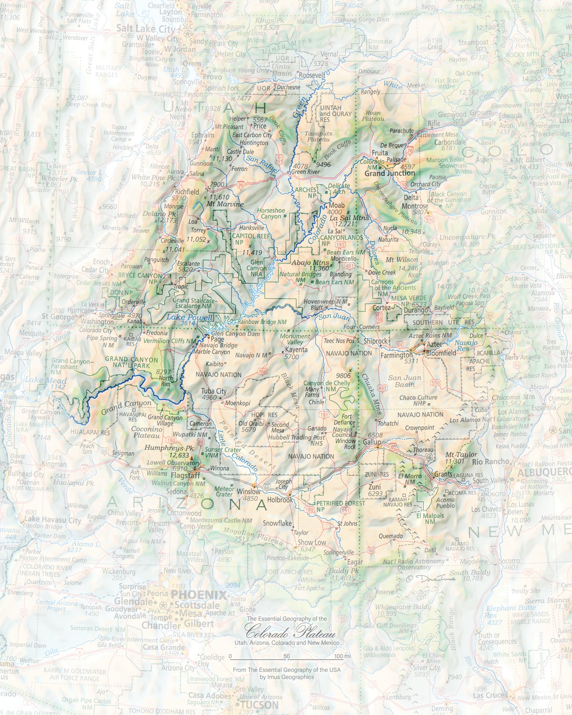 Essential Geography of the Colorado Plateau – Imus Geographics