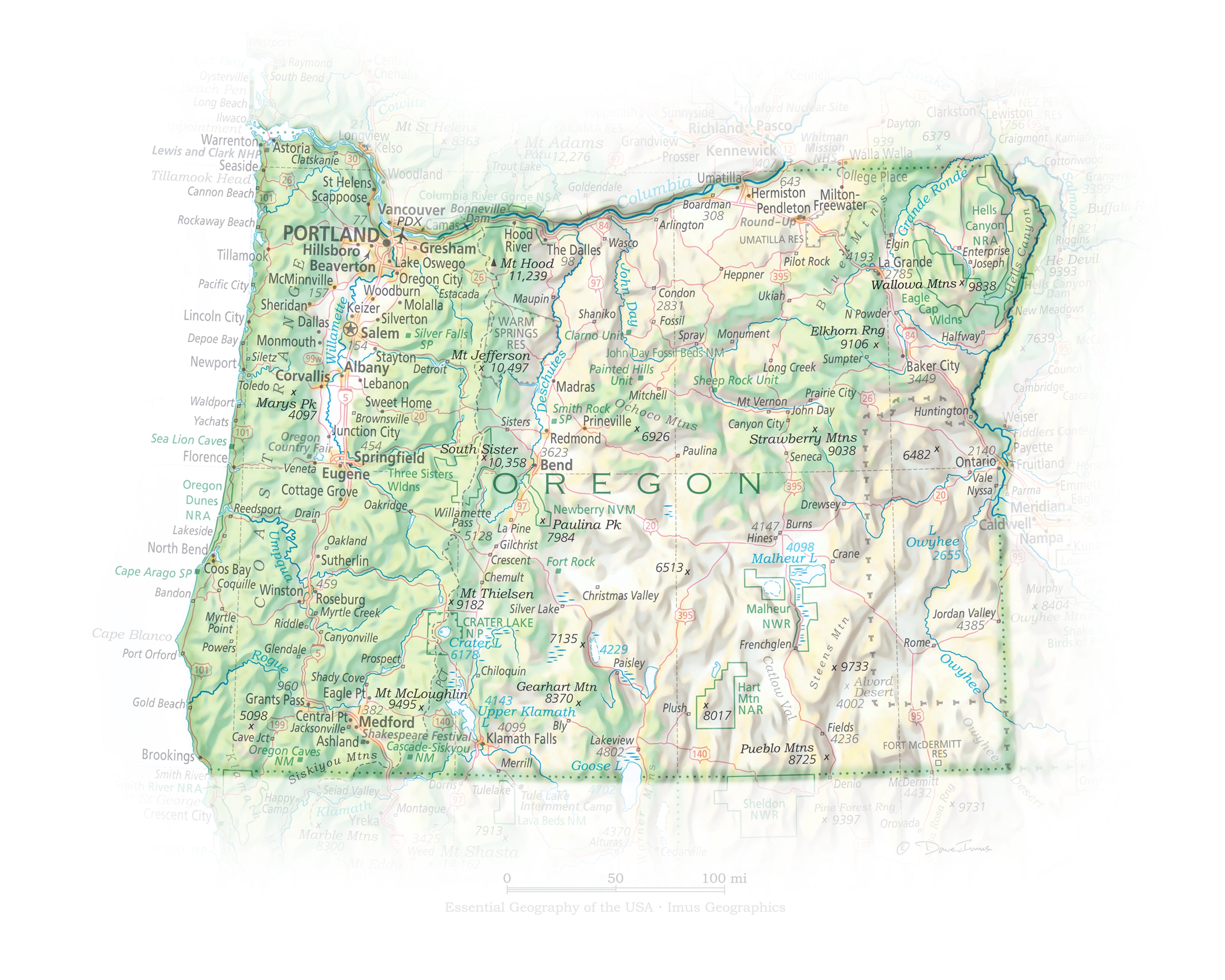 Portrait of Oregon – Imus Geographics