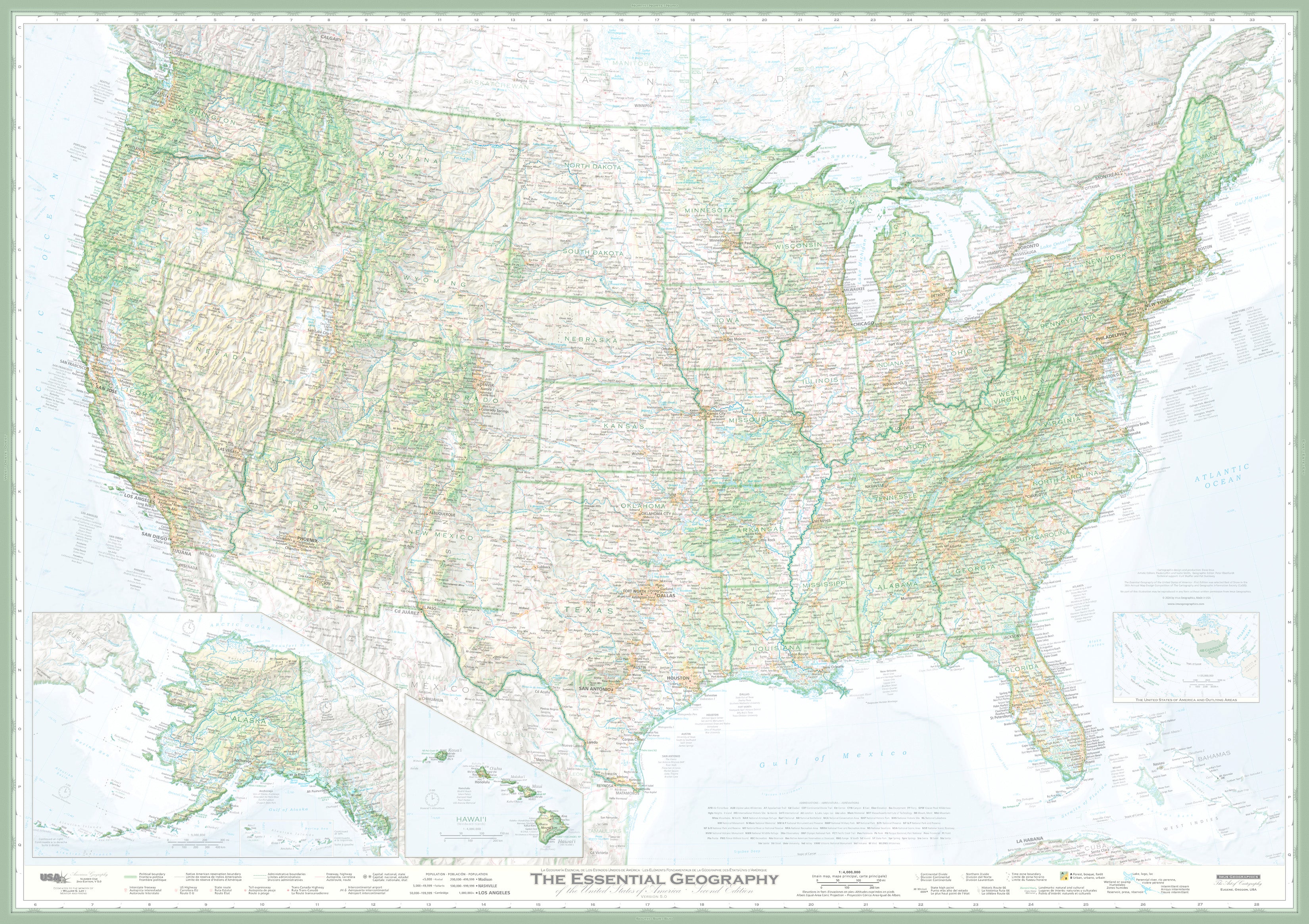 Essential Geography of the United States of America – Imus Geographics
